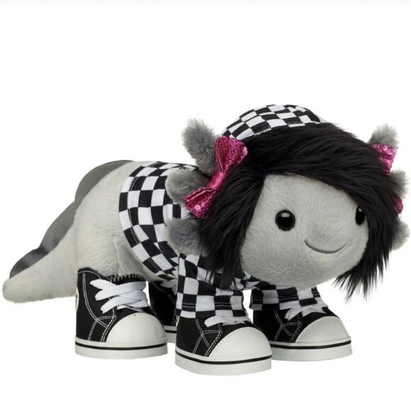 Build-A-Bear | Toys | Buildabear Emo Axolotl Stuffed Animal Black ...
